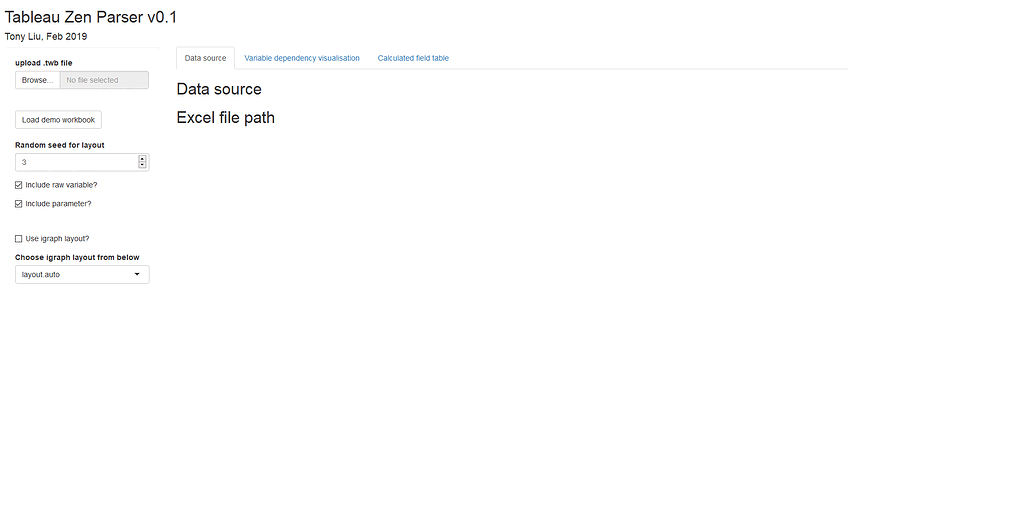 Shiny Contest Submission: A minimalist app to parse a Tableau workbook ... Shiny Contest Submission: A minimalist app to parse a Tableau workbook ...