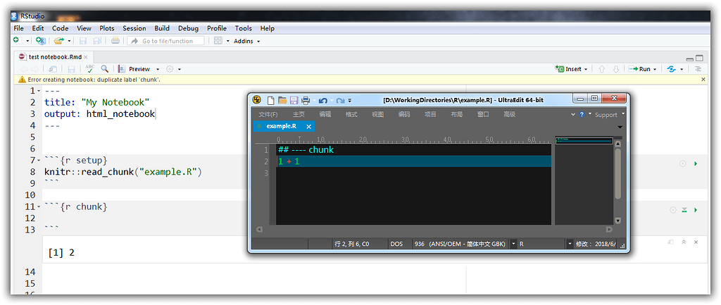Resolving Duplicate Labels Error Code Chunk Externalization and Rmarkdown Notebook - Publishing ...