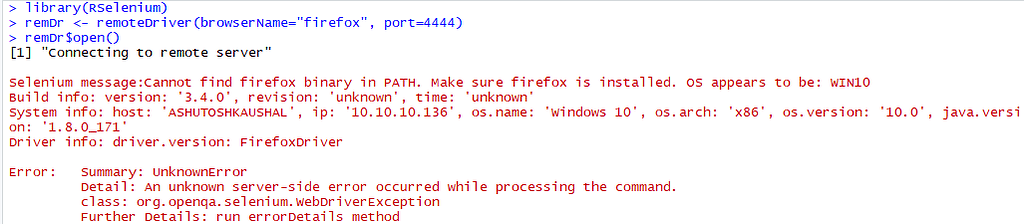 Setting up Rselenium - General - Posit Community