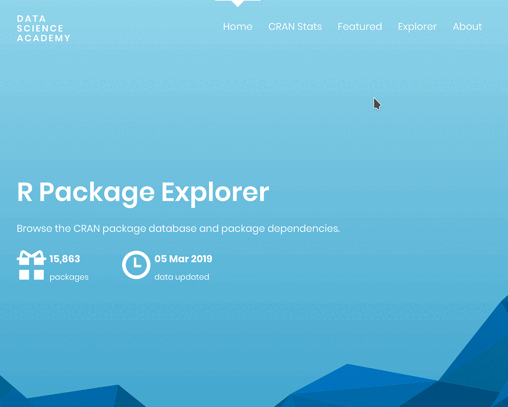 Shiny contest submission: CRAN Explorer - shiny - Posit Community