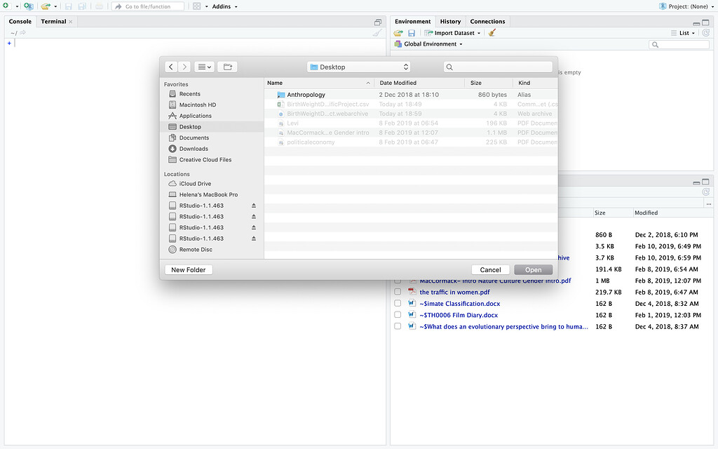 Problem setting working directory- unable to select my excel saved csv. file - General - Posit ...
