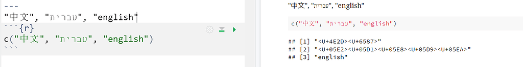 Problem rendering foreign languages in Rmd - RStudio IDE - Posit Community