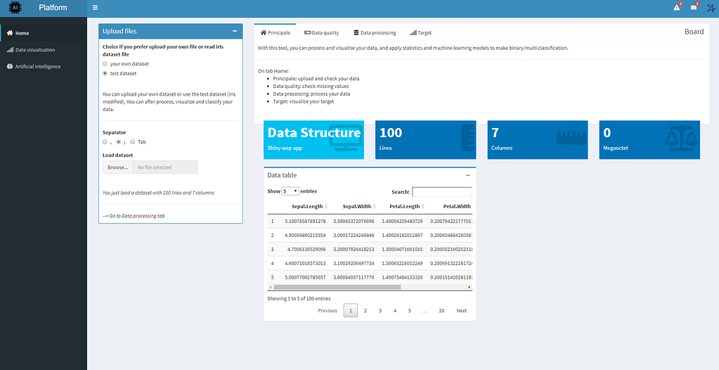 Shiny Contest Submission: Machine learning platform - shiny - Posit ... Shiny Contest Submission: Machine learning platform - shiny - Posit ...
