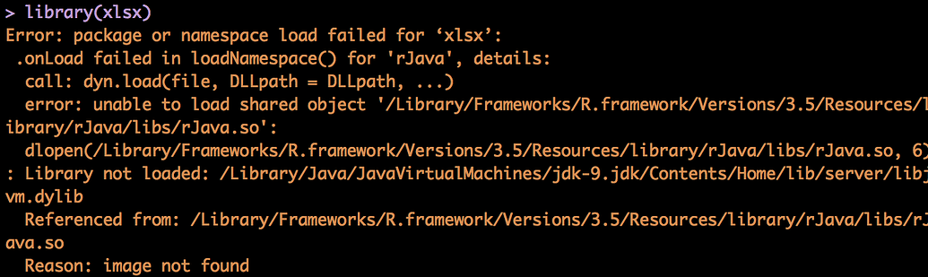 Errors Loading Rjava Onload Failed In Loadnamespace For Rjava Details General