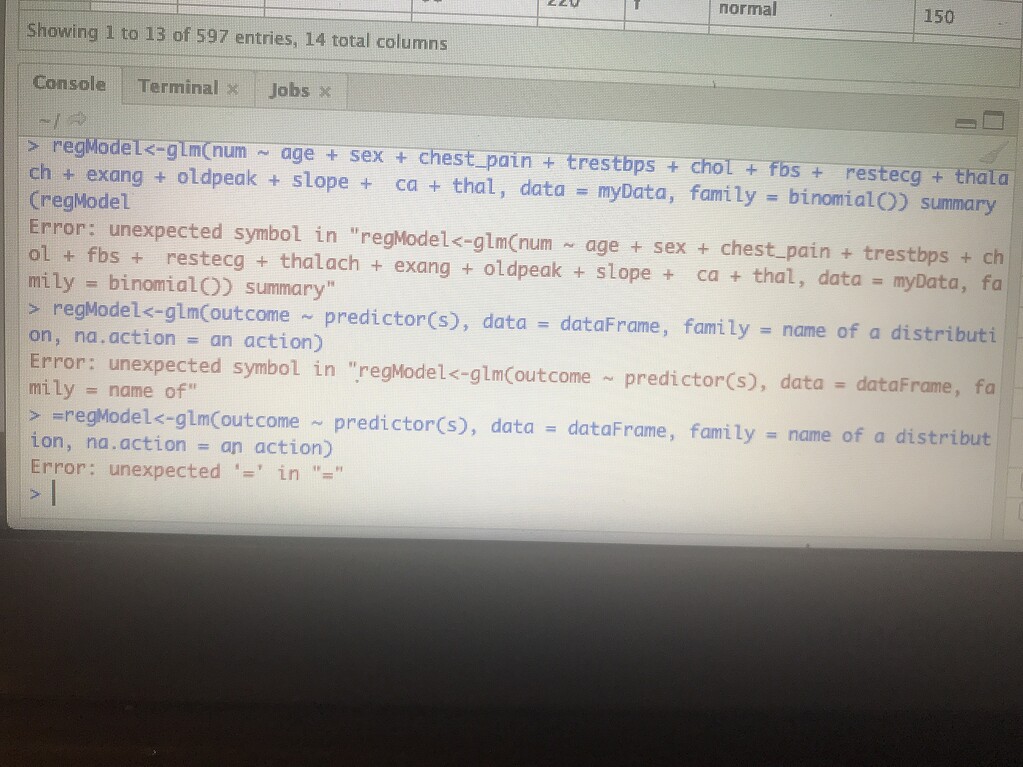 Error Unexpected Symbol How Can I Fix This General Posit Community