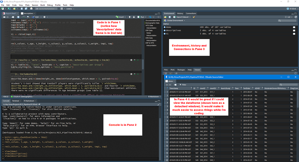 RStudio Layout Options - RStudio IDE - Posit Community