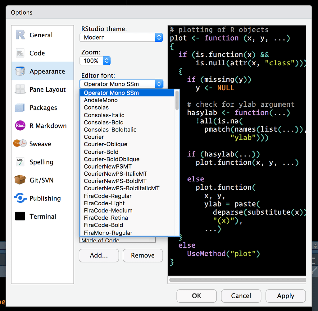 Change editor font to Alegreya - RStudio IDE - Posit Community Change editor font to Alegreya - RStudio IDE - Posit Community