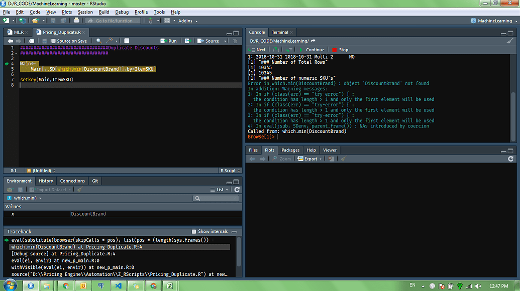 Rstudio goes to debug mode everytime an error occurs - RStudio IDE ...