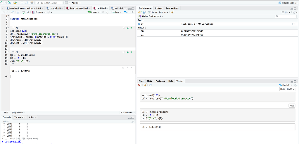 Previewing notebook minimizes environment and console panes - RStudio IDE - Posit Community