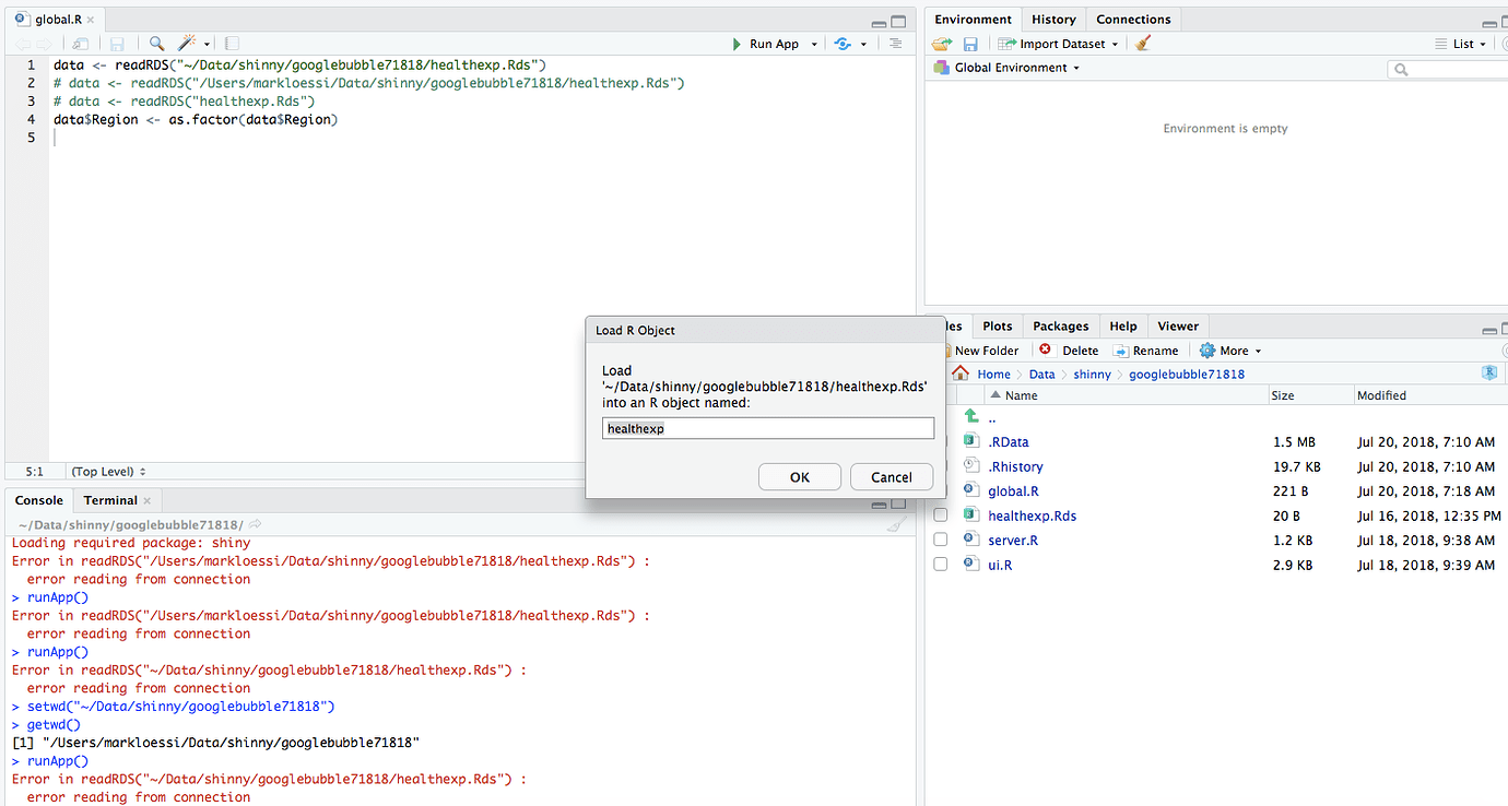 Error in readRDS(" ") : error reading from connection - shiny - Posit Community