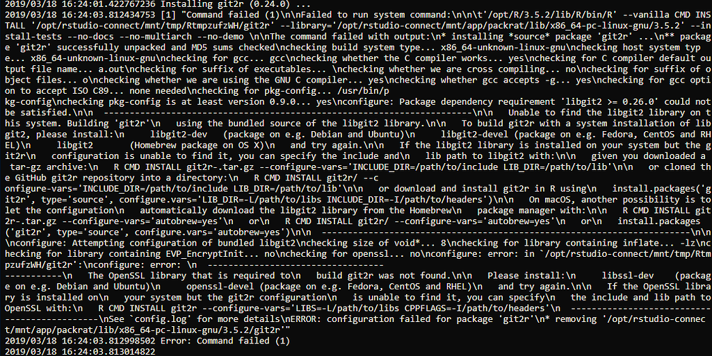 RStudio Connect: deploying with git2r - Posit Professional & Hosted ...