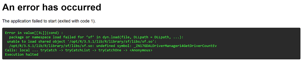 Error with sf package when uploading to shinyapps.io - shinyapps.io - Posit Community