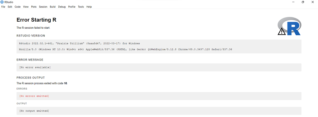 Windows & R Studio - RStudio IDE - Posit Community