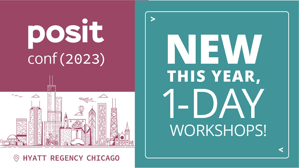 Workshops at posit::conf(2023) - Posit News & Content - Posit Community
