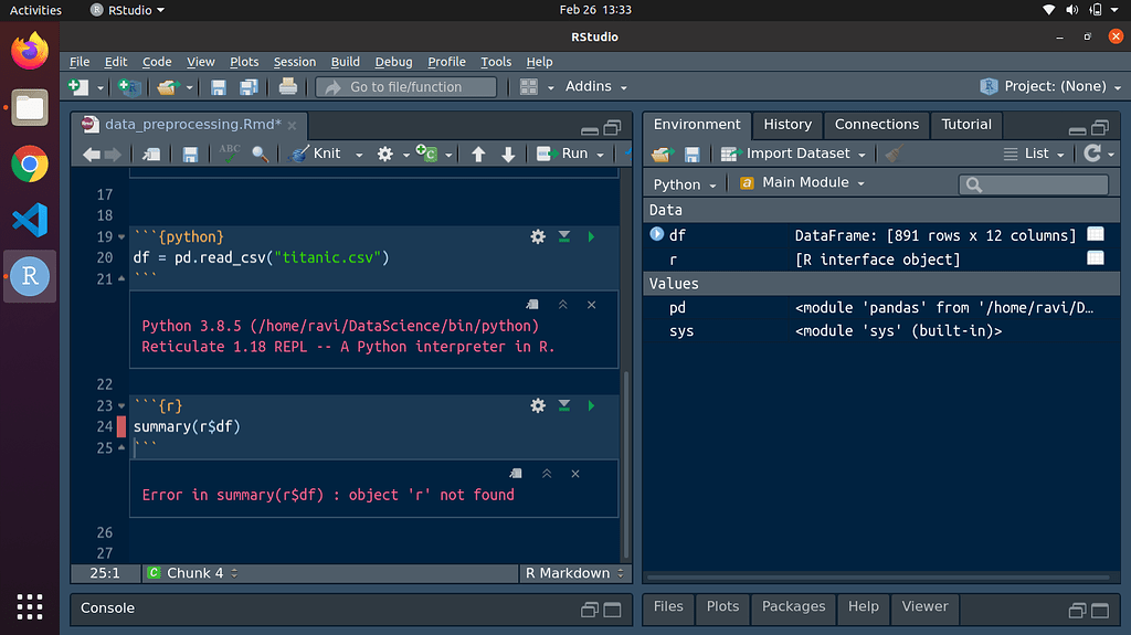 py object not found in R session? - Publishing Your Results - Posit ...