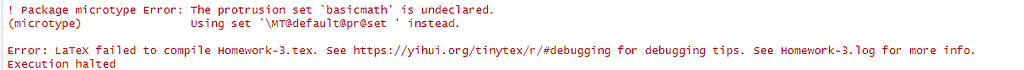 RMarkdown fails to compile tex output - Publishing Your Results - Posit Community