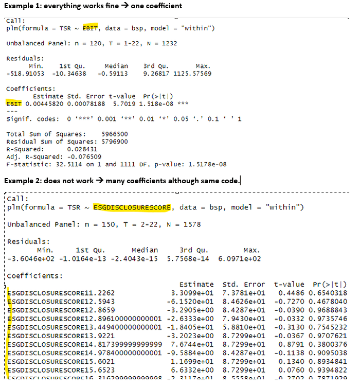 Problem with RStudio Panel Regression - RStudio IDE - Posit Community