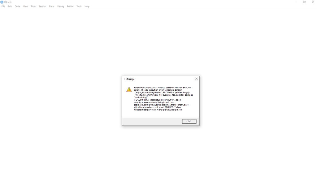 RStudio IDE not working - RStudio IDE - Posit Community RStudio IDE not working - RStudio IDE - Posit Community