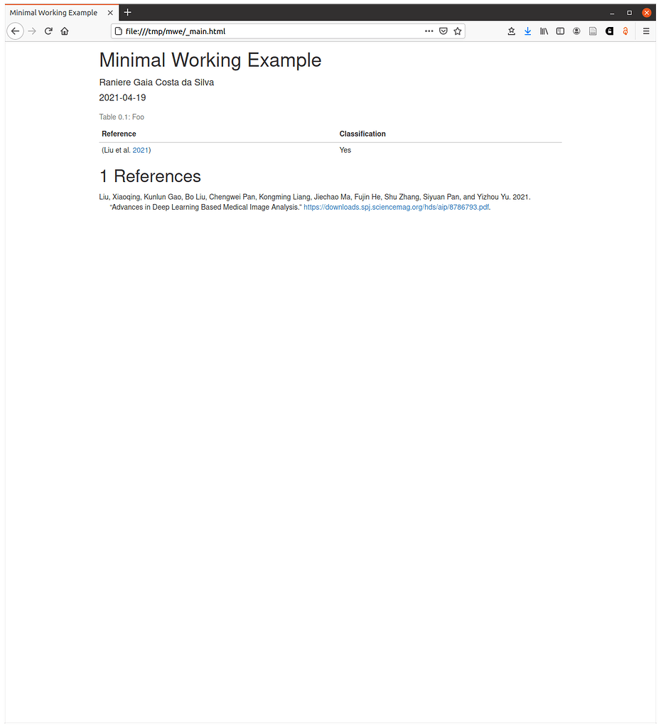 Bookdown fail to create PDF when reference inside table generated by ... Bookdown fail to create PDF when reference inside table generated by ...