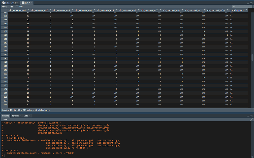Omitting NAs just won't work - tidyverse - Posit Community