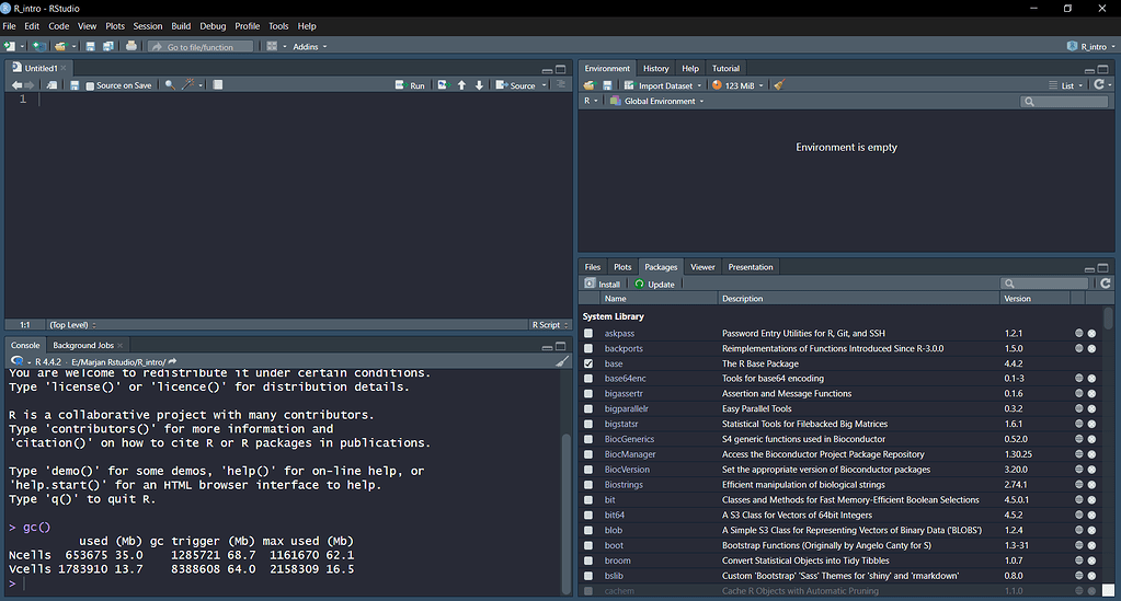 My Rstudio's memory sign in environment pane is red - RStudio IDE - Posit Community