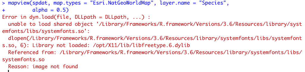 Error in mapview() - General - Posit Community Error in mapview() - General - Posit Community