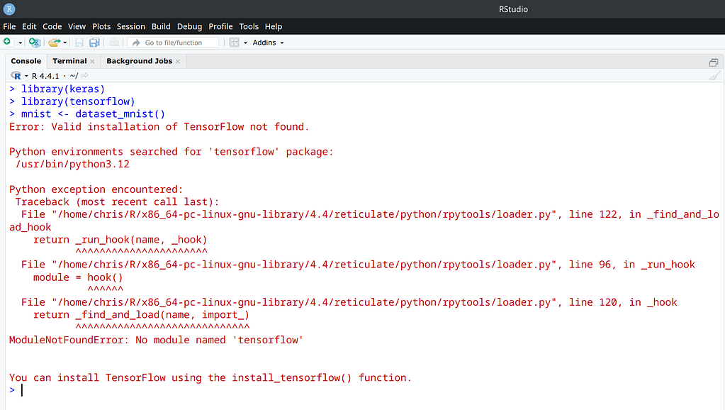 Error Using Keras Machine Learning And Modeling Posit Community
