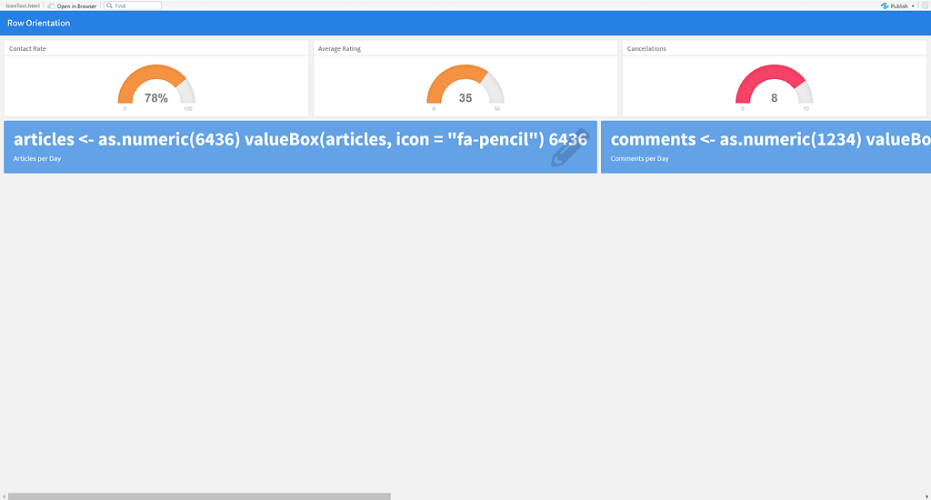 Simple flexdashboard icons size/ functionality issue - Publishing Your Results - Posit Community