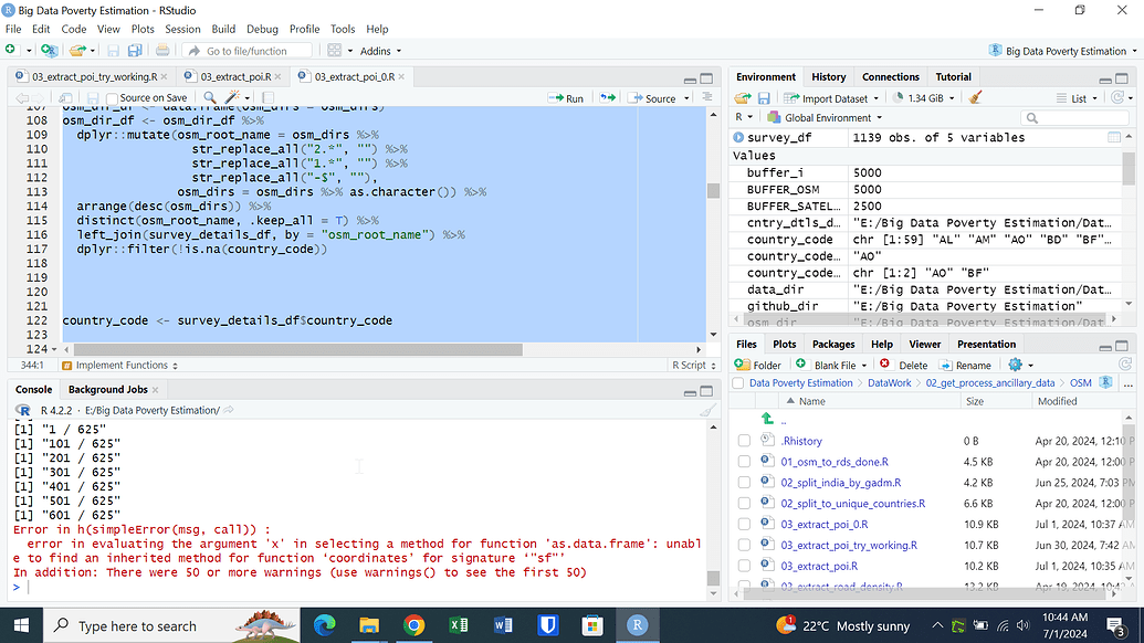 Help Needed with R Error: "unable to find an inherited method for ...