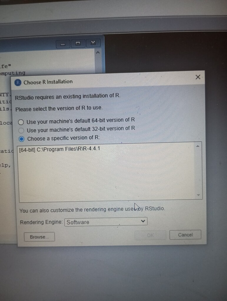 R studio opening - RStudio IDE - Posit Community