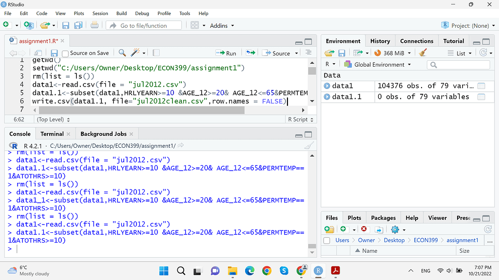 Problem subsetting a data frame - General - Posit Community Problem subsetting a data frame - General - Posit Community