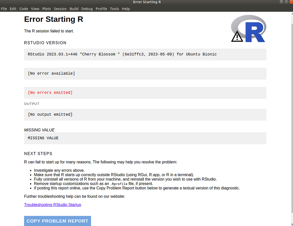 Problem with RStudio update - General - Posit Community