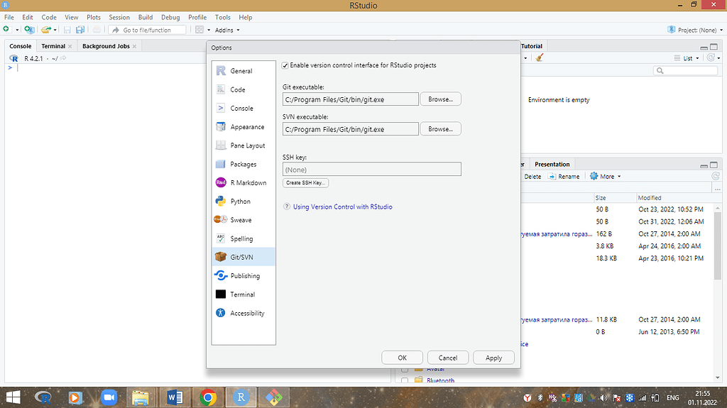 Can't create SSH RSA Key/ - General - Posit Community Can't create SSH RSA Key/ - General - Posit Community