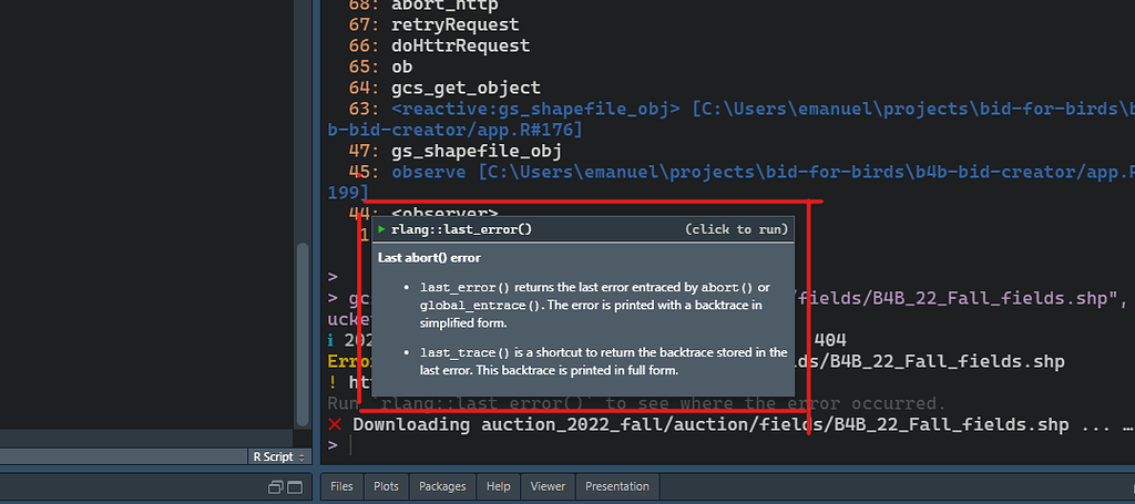 remove clickable `rlang::last_error()` from console? - RStudio IDE ... remove clickable `rlang::last_error()` from console? - RStudio IDE ...