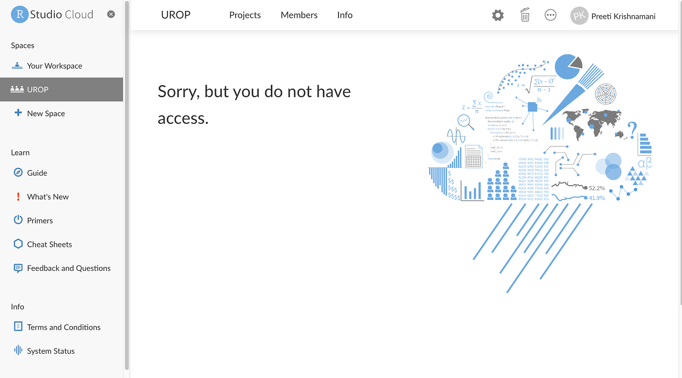 Cannot access my R Studio Cloud project under workspace - Posit Cloud ...