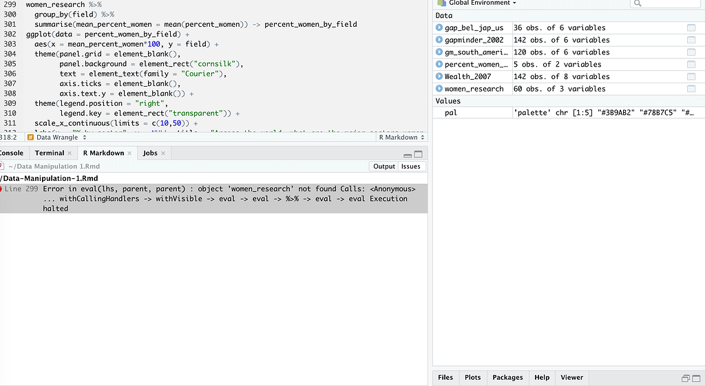 Knit to HTML Error in Markdown - Publishing Your Results - Posit Community