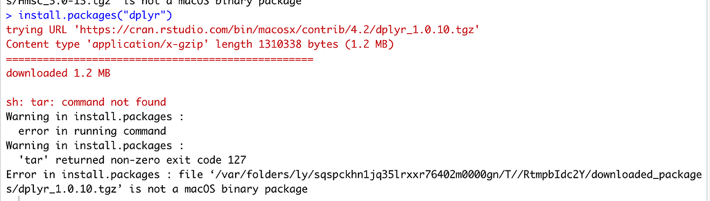 issue installing package - General - Posit Community