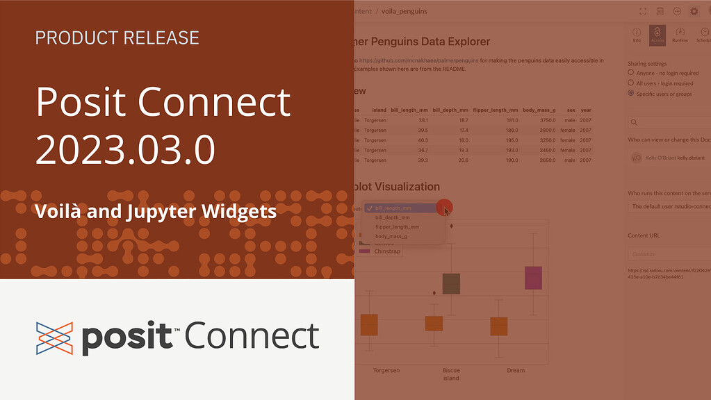 Posit Connect 2023.03.0 - Posit News & Content - Posit Community