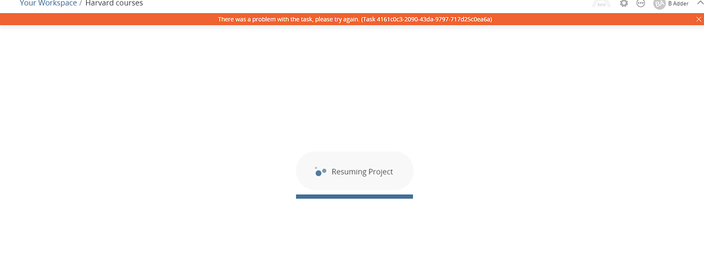Workspace loading error - Posit Cloud - Posit Community