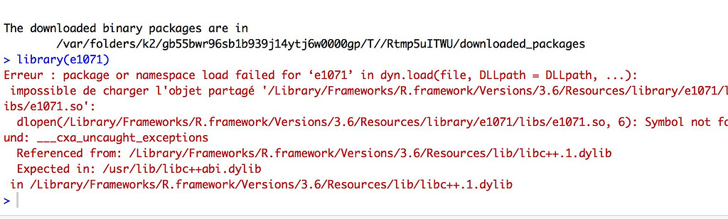 Package Or Namespace Load Failed General Posit Community