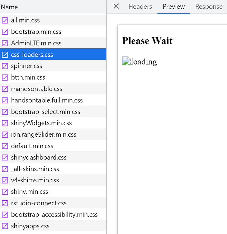 No Deployment Or Log Errors But Most Javascript And Css Files Are Not