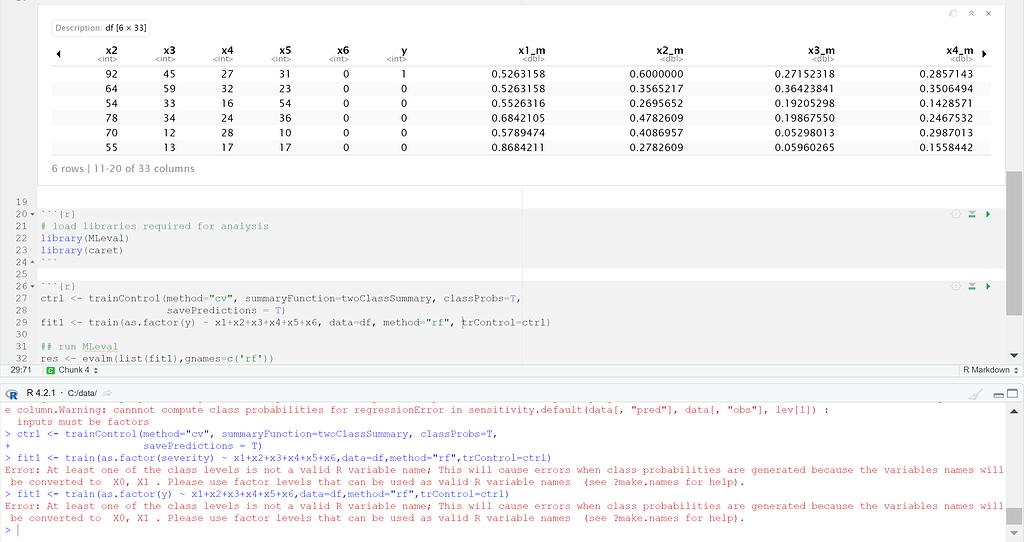 caret is not seeing my data - General - Posit Community