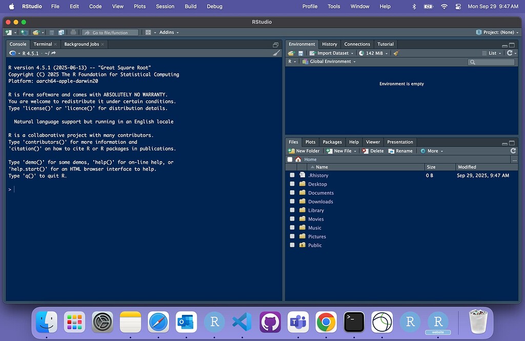 Turn off multiple RStudio icons in dock (macOS Sequoia) - RStudio IDE ...