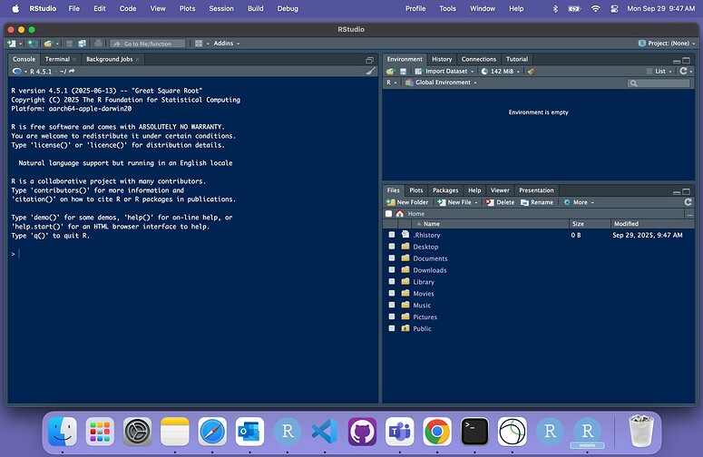 Turn off multiple RStudio icons in dock (macOS Sequoia) - RStudio IDE ...