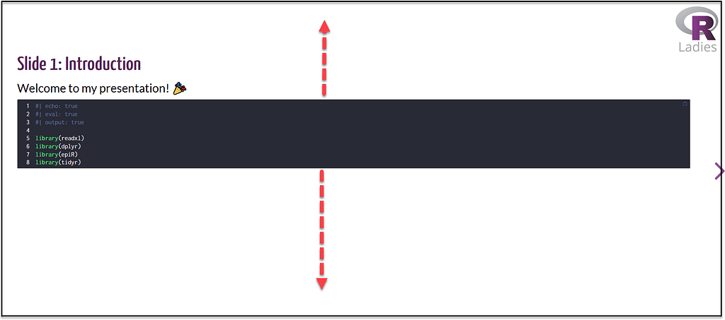 How to align content of my slides to the top in Quarto/revealjs presentation ? - General - Posit ...
