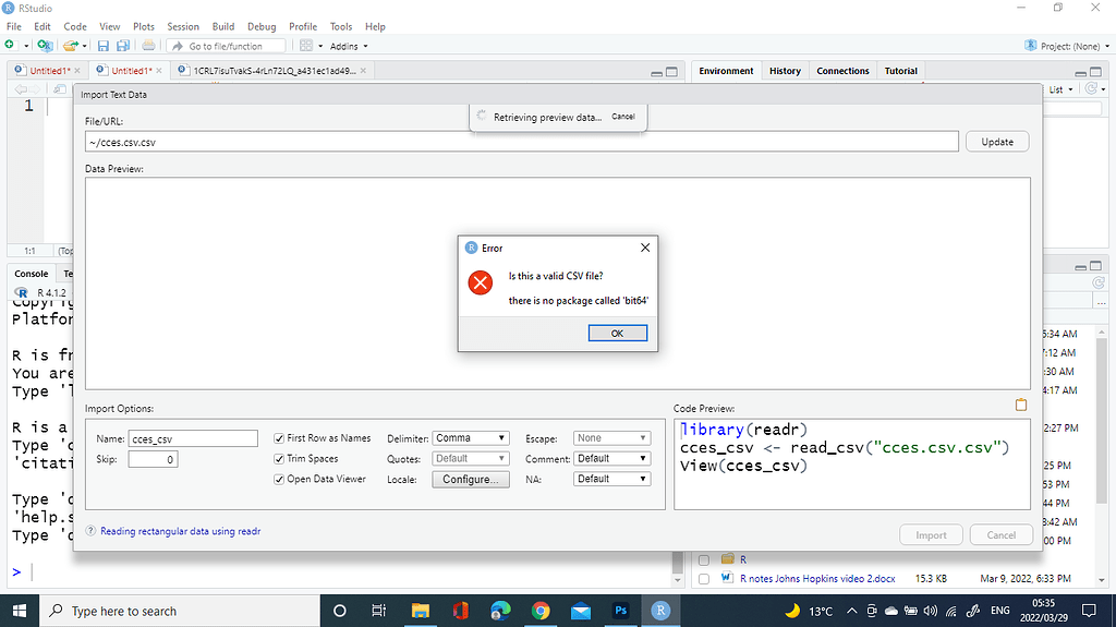 Csv Import Issues General Posit Community