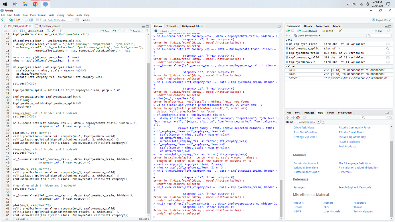 undefined column selected error - General - Posit Community