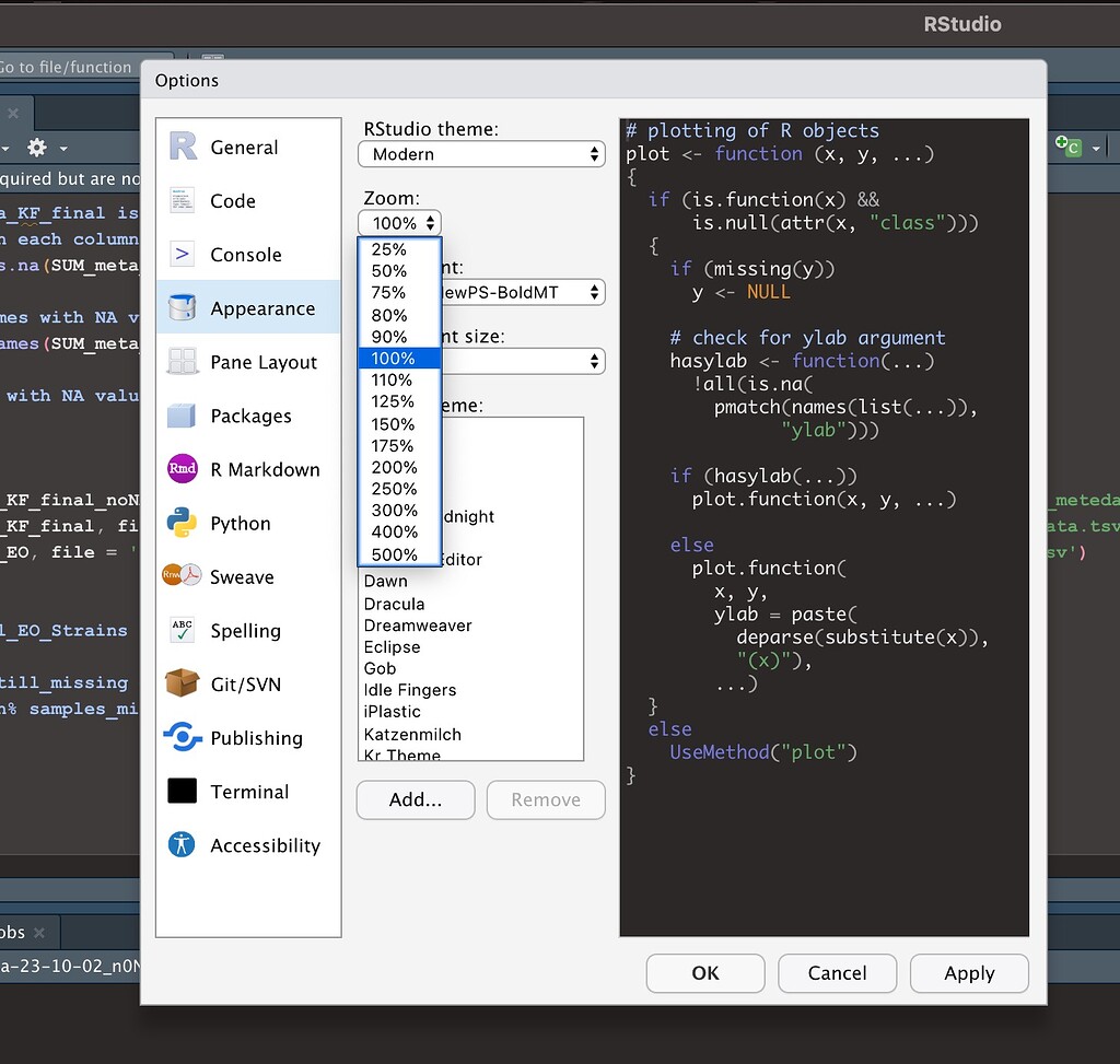 RStudio Menu Bar Font Size 2 General Posit Community RStudio Menu Bar Font Size 2 General Posit Community